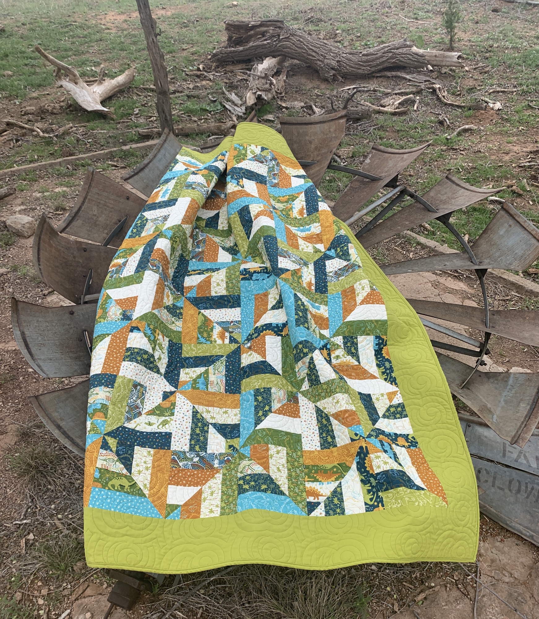 Finished Strip Mirage Quilt – Ramblings From Randi, The Wild Rose Quilter