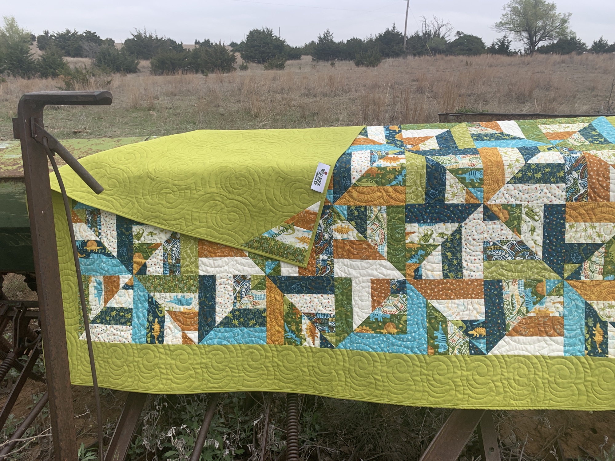 Finished Strip Mirage Quilt – Ramblings From Randi, The Wild Rose Quilter