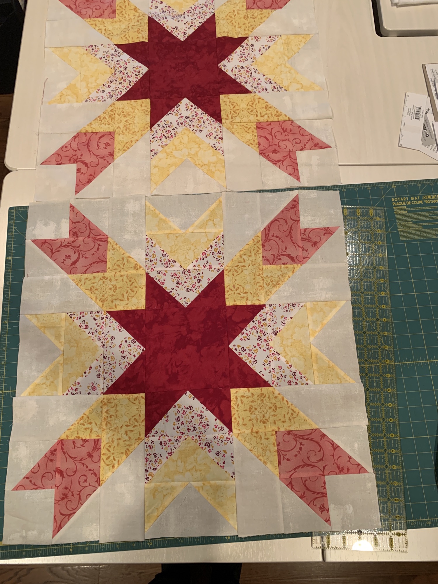 Barn Star Sampler Update – Ramblings From Randi, The Wild Rose Quilter
